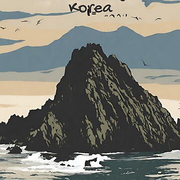 "Dokdo Poster" Sticker for Sale by CyberArtistOne | Redbubble