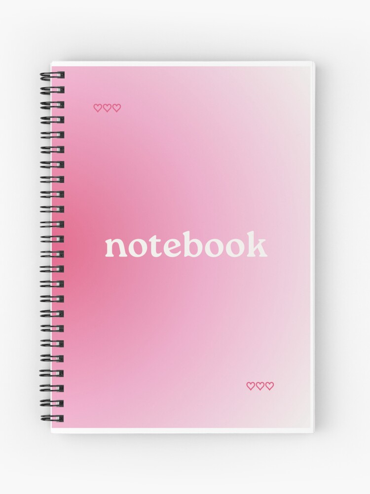 "pink heart notebook" Journal for Sale by sydney yelton | Redbubble