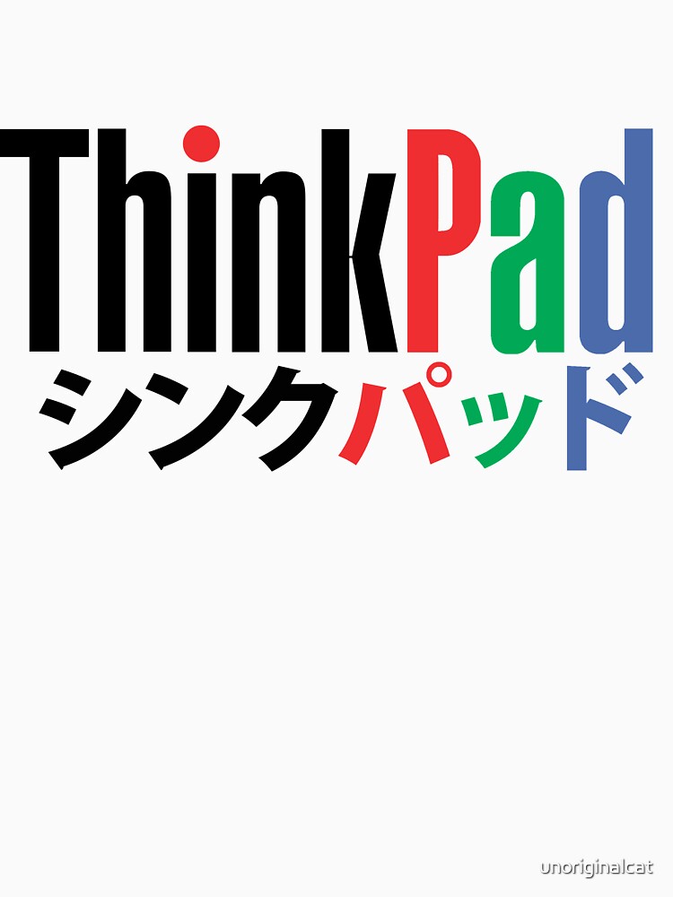 "Thinkpad laptop logo" T-shirt for Sale by unoriginalcat | Redbubble ...