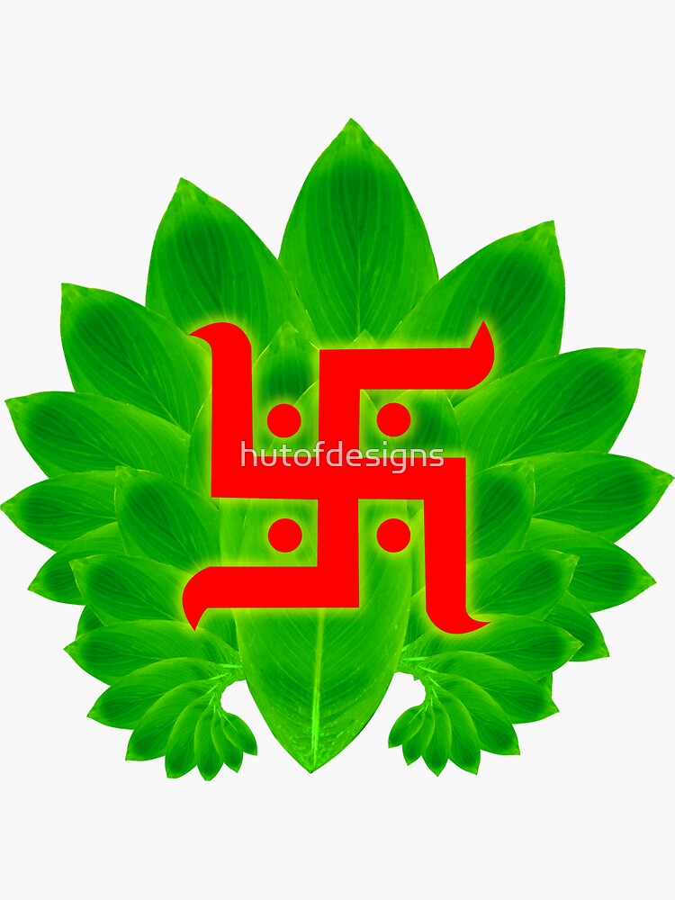 "swastik symbol" Sticker for Sale by hutofdesigns | Redbubble