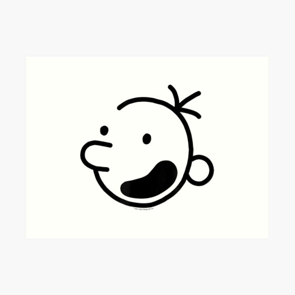 "Wimpy Kid Head" Art Print for Sale by DanMelita | Redbubble