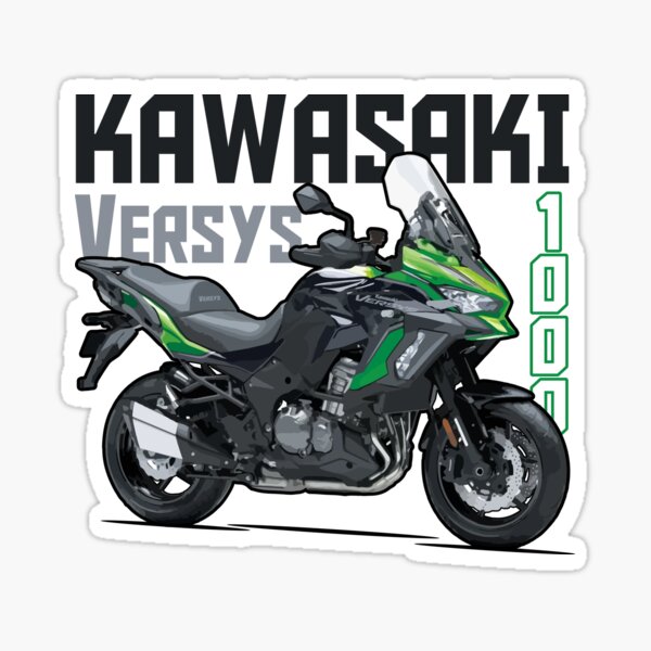 "Versys 1000 - Green" Sticker for Sale by Tlozic | Redbubble