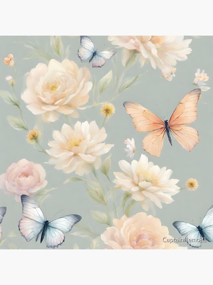 "Cottagecore Light Academia Bridgerton Wallpaper" Sticker for Sale by ...