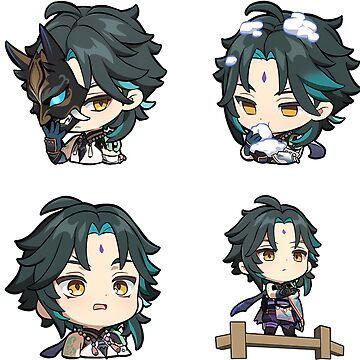 "Xiao Pack | Genshin Impact" Sticker for Sale by Verthalies | Redbubble