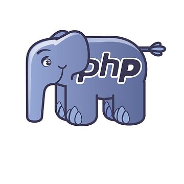 "PHP ElePHPant Logo" Sticker for Sale by vladocar | Redbubble