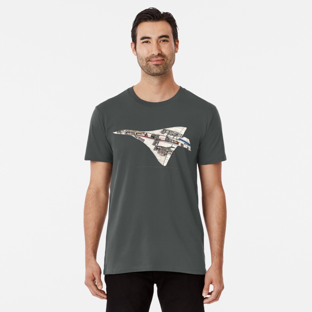 "Concorde - Cutaway drawing 1969" Sticker for Sale by Speedbirddesign ...