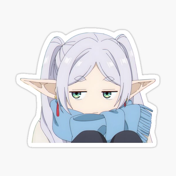 "Frieren" Sticker by TVK3Z0 | Redbubble