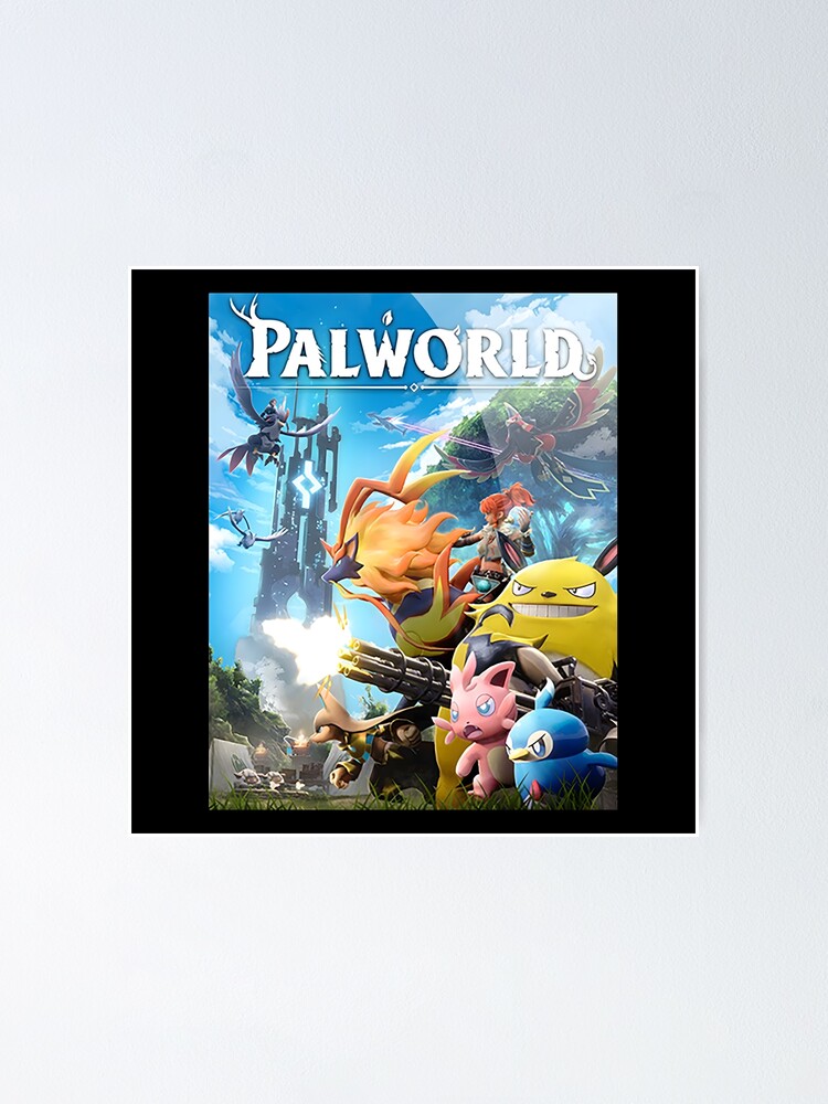 "palworld" Poster for Sale by kamres | Redbubble