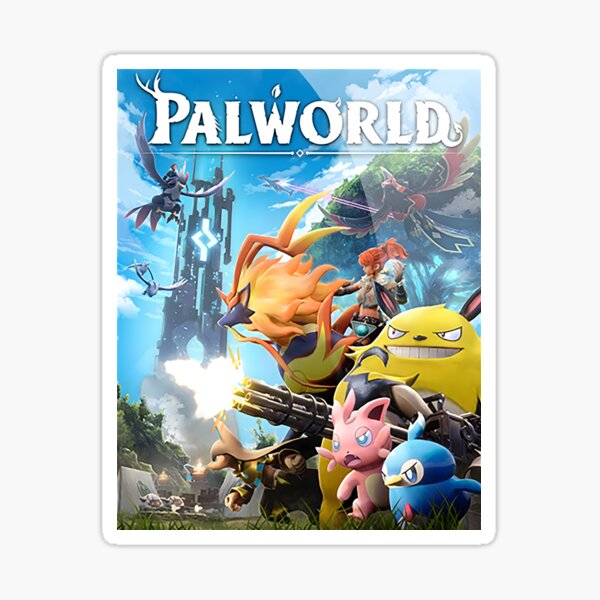 "palworld" Sticker for Sale by kamres | Redbubble