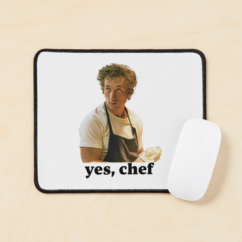 "Yes Chef Carmy Berzatto The Bear" Sticker for Sale by wunreita | Redbubble