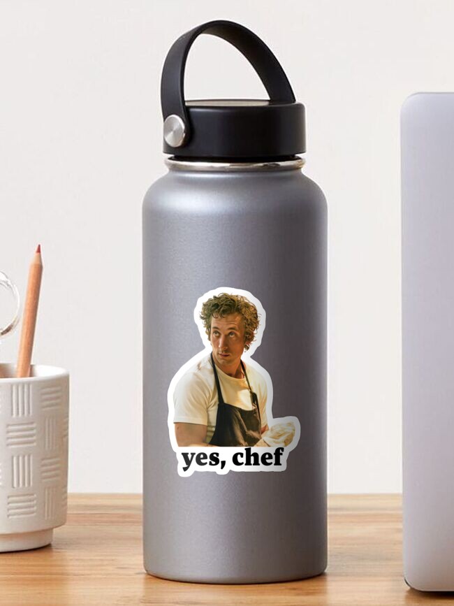 "Yes Chef Carmy Berzatto The Bear" Sticker for Sale by wunreita | Redbubble