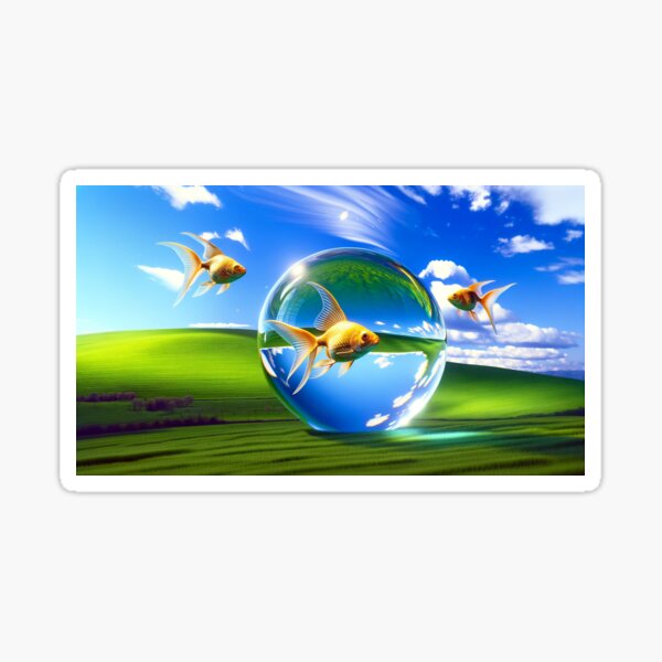 "Frutiger Aero Windows XP" Sticker for Sale by gustavotiano | Redbubble