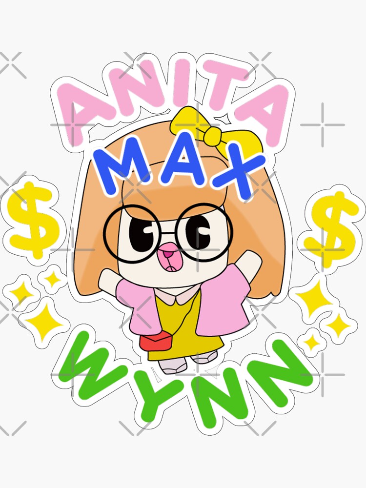 "Anita Max WYNN Drake Design" Sticker for Sale by Looprint | Redbubble