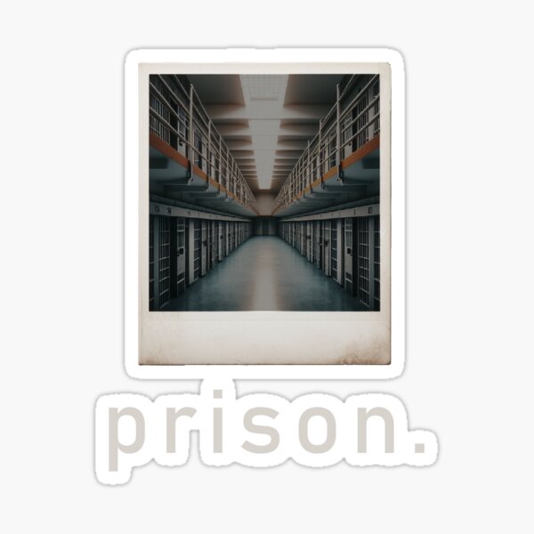 "Prison vibe retro photo" Sticker by Auto-Aesthetics | Redbubble