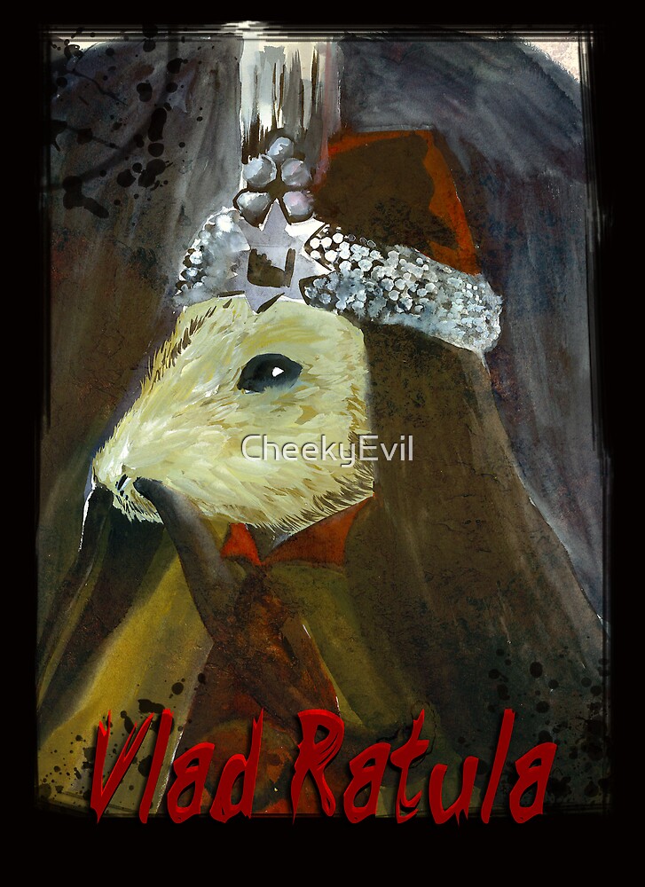 "Rat Rodent Dracula Vampire Gothic Art Print!" by CheekyEvil | Redbubble