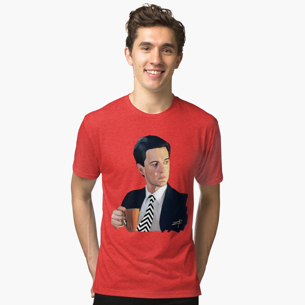 "Agent Dale Cooper - Red Poster" Sticker for Sale by LukePeople170 ...