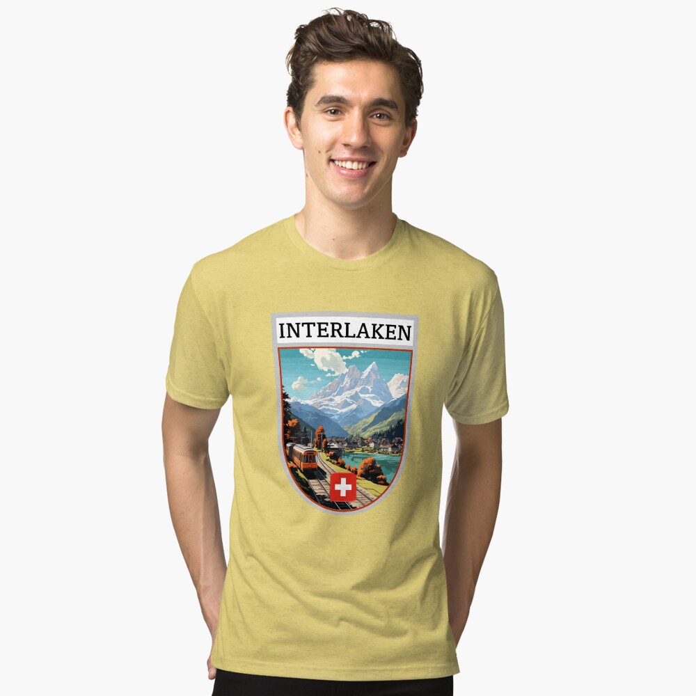 "Interlaken Switzerland" Sticker for Sale by sticket-travel | Redbubble