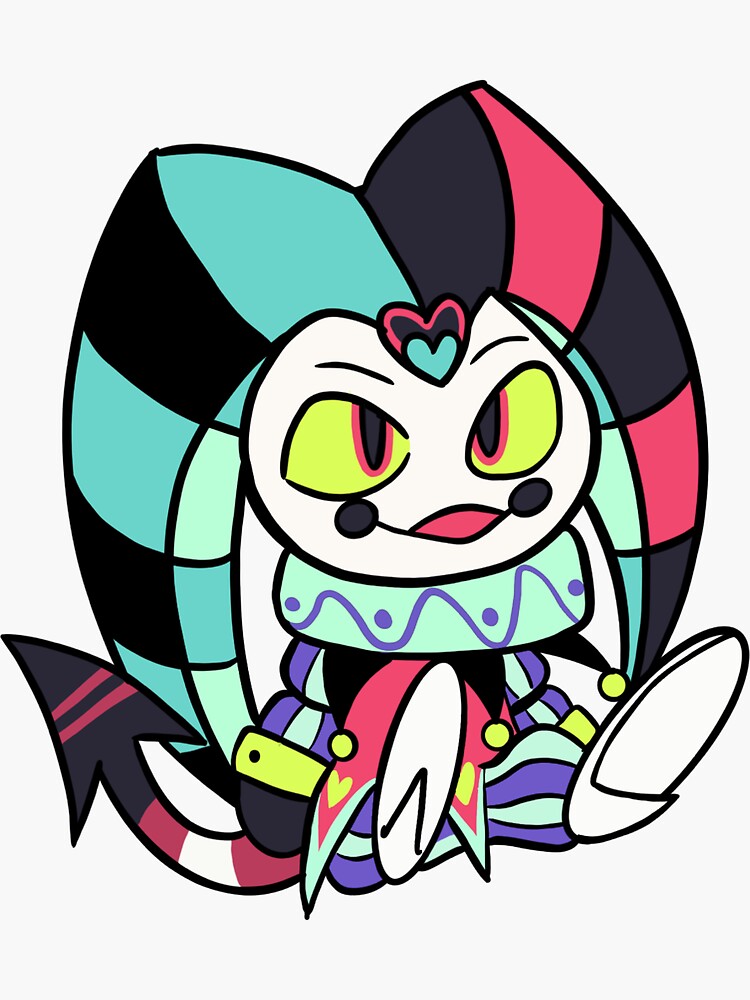 "Helluva Boss - Fizzarolli" Sticker for Sale by Pastelpandabum | Redbubble