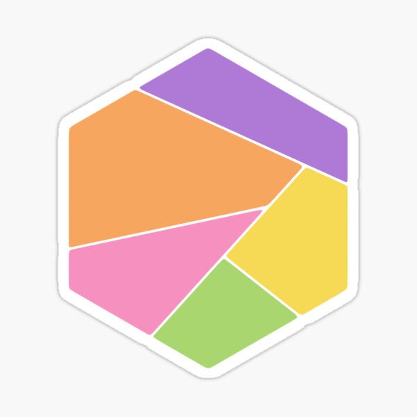 "Hexagon 05" Sticker for Sale by jonathong007 | Redbubble