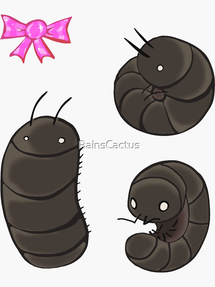 "Silly Rolly Polly’s" Sticker for Sale by RainsCactus | Redbubble