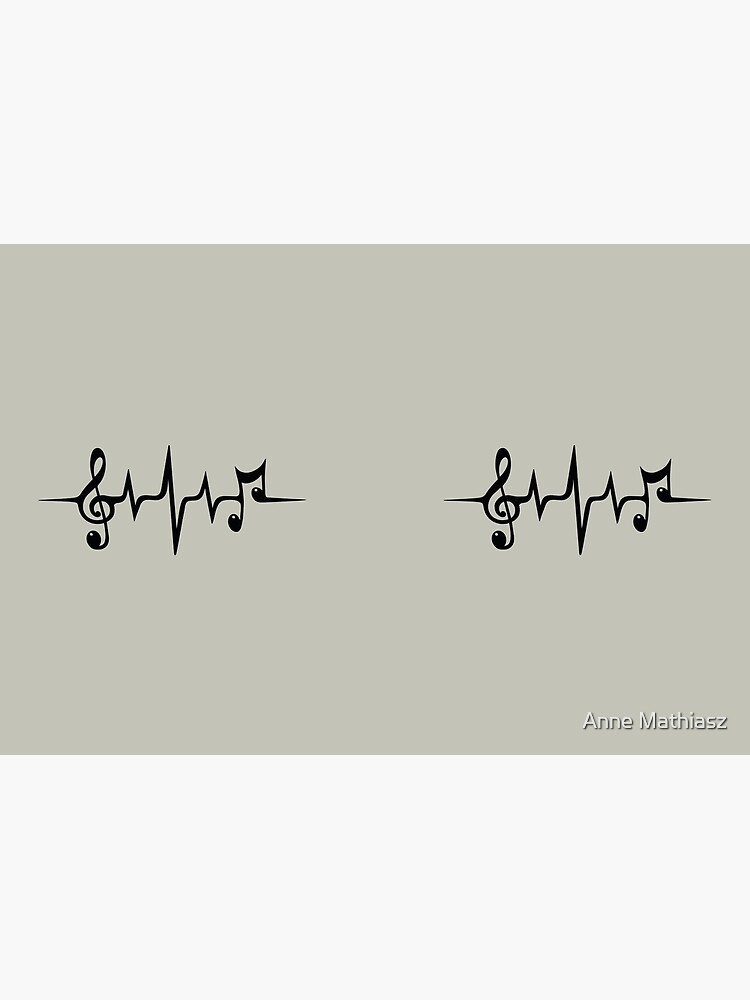 "Music Pulse Heartbeat Notes Clef Frequency Wave Sound Festival ...