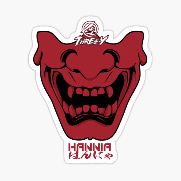 "Prajna mask" Sticker for Sale by maxiyyf | Redbubble