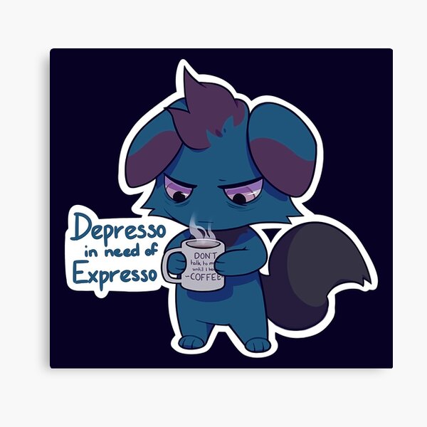 "Palworld Depresso, Palworld, Palworld Meme" Canvas Print for Sale by ...