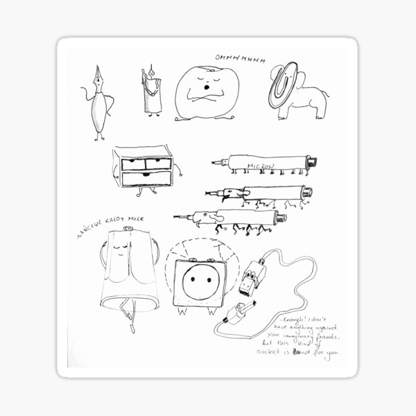 "Simple things work" Sticker by annaworkshop | Redbubble