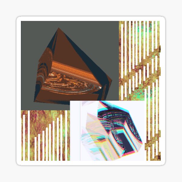 "Pyramid" Sticker for Sale by ArtsAndCrypts | Redbubble