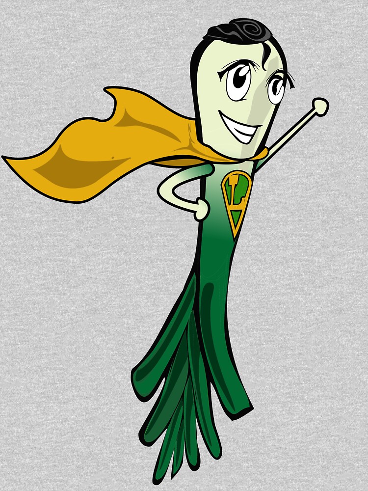 "SUPERLAUCH - Leek Super Hero Veggie Geek Nerd " T-shirt by Shirt-Guide ...