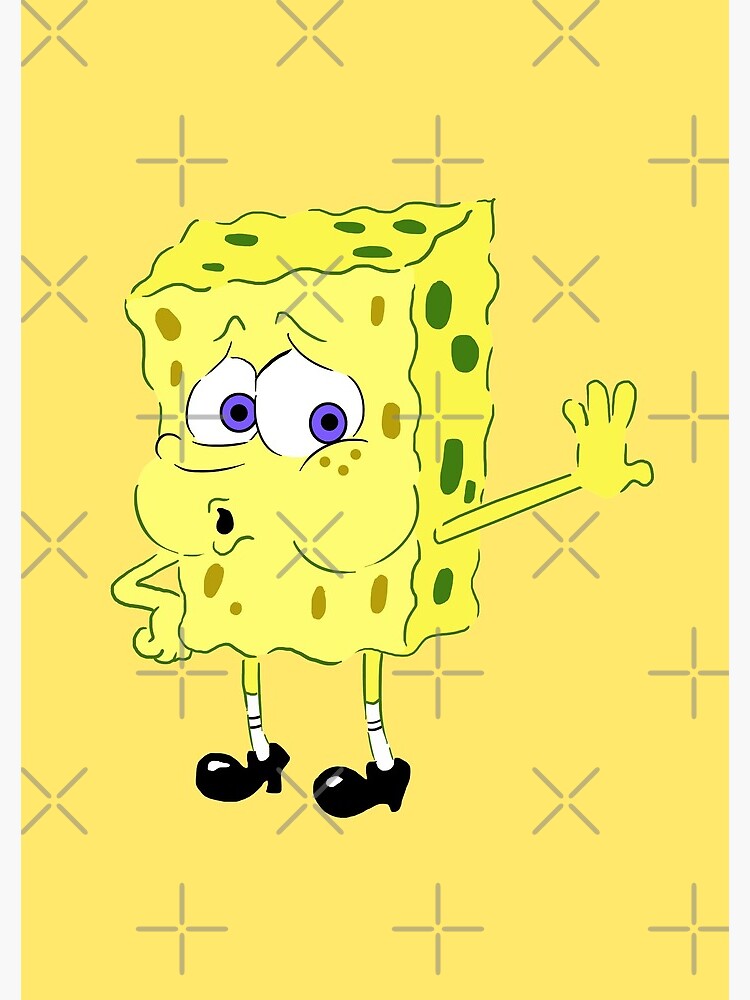 Exhausted Spongebob