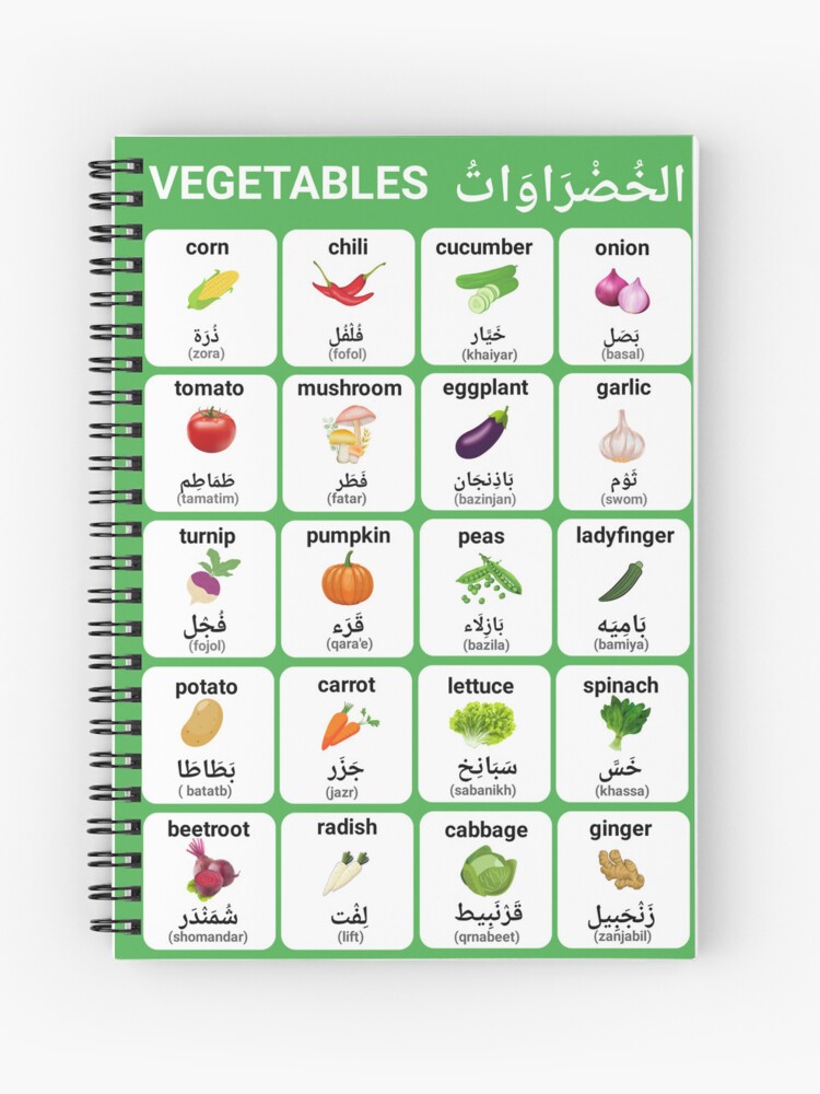 Vegetable Names In Arabic My First Bilingual Book Vegetables (Korean