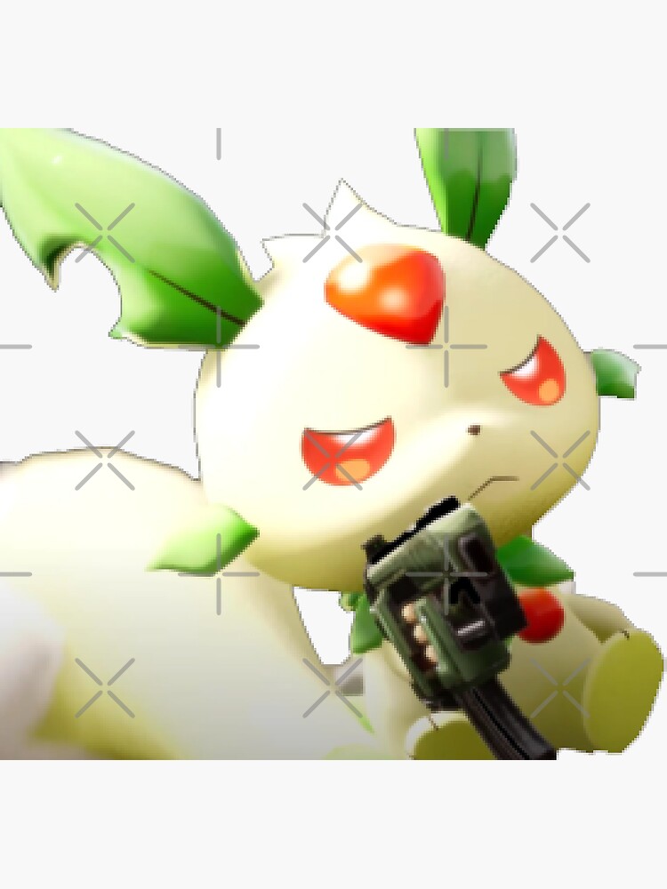 "Palworld - Lifmunk with gun" Sticker for Sale by Obi2Dobi | Redbubble