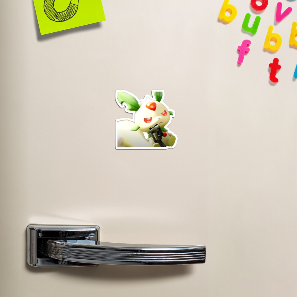 "Palworld - Lifmunk with gun" Sticker for Sale by Obi2Dobi | Redbubble