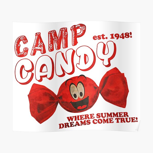 "Camp Candy Logo Version 1" Poster for Sale by jollyrotten | Redbubble