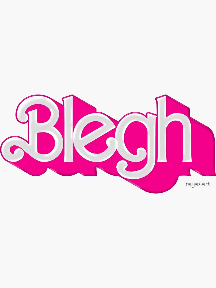 "Blegh" Sticker for Sale by rayaaart | Redbubble