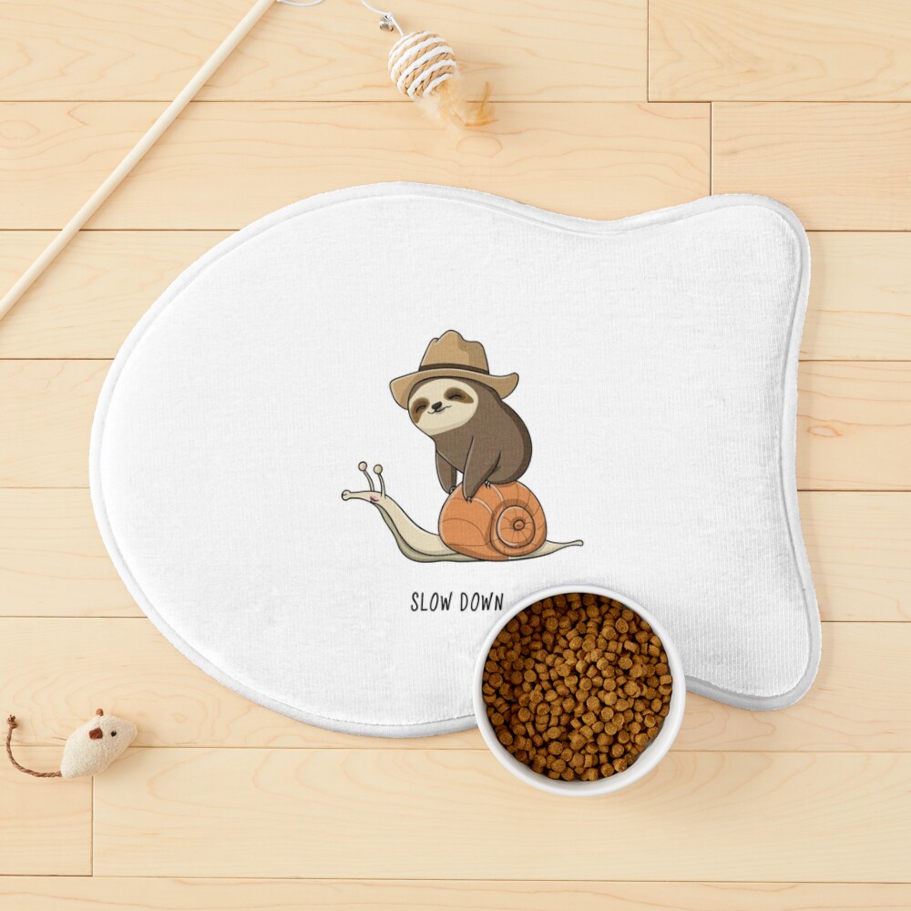 "cowboy sloth riding snail " Sticker for Sale by bukajart | Redbubble