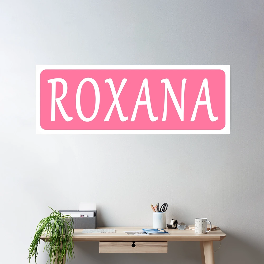 Roxana Letter Sign