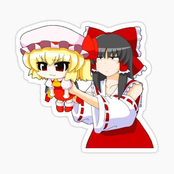 "Reimu and Flandre ~ Touhou" Sticker for Sale by internet-joshi | Redbubble
