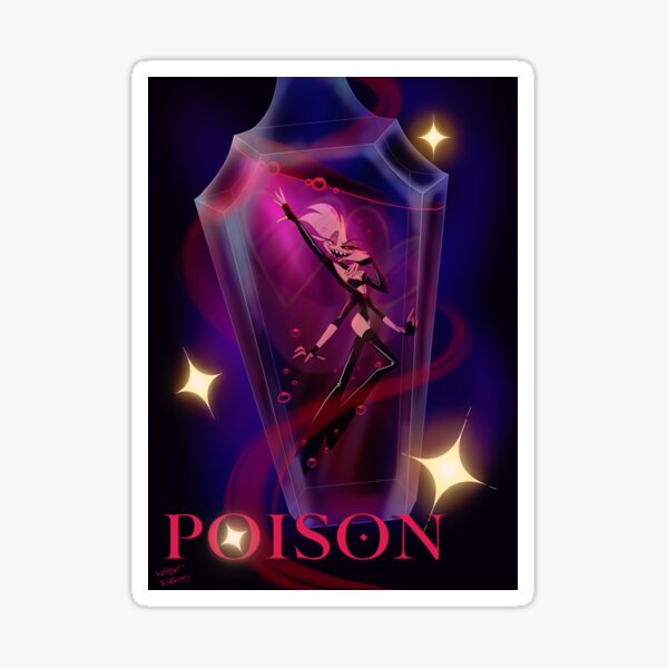 "Angel Dust | Poison" Sticker for Sale by disneydork1928 | Redbubble