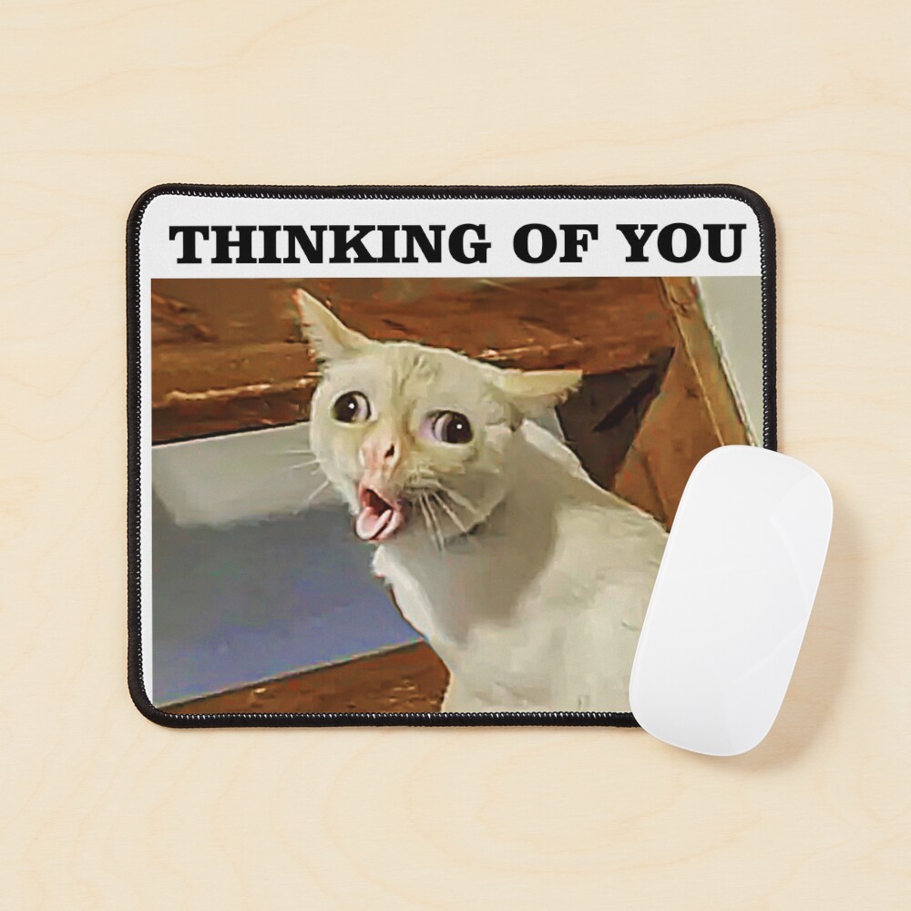 "funny cat puking meme thinking of you" Sticker for Sale by resindrop ...