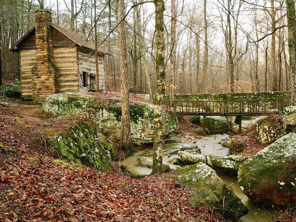 "Log Cabin at Tishomingo State Park in NE Mississippi built by the CCC ...