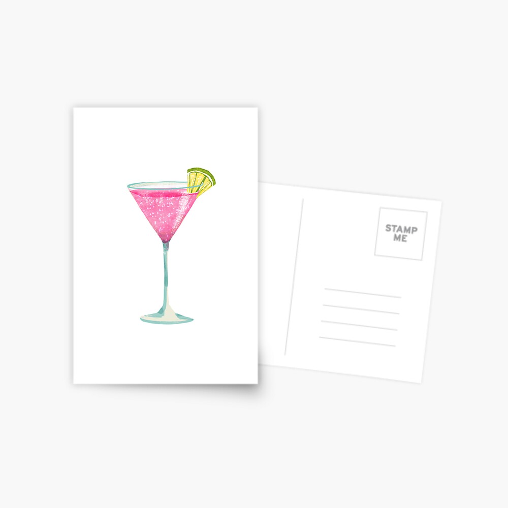 "Pink Cocktail" Sticker for Sale by Pinprint | Redbubble