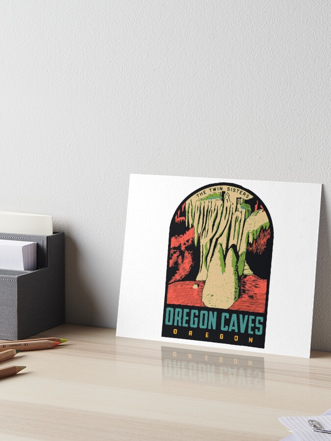"Oregon Caves Oregon Decal Design" Art Board Print for Sale by zsonn ...