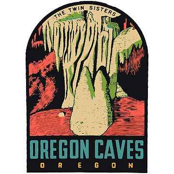 "Oregon Caves Oregon Decal Design" Art Board Print for Sale by zsonn ...