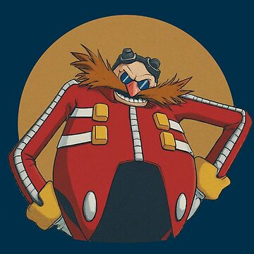 "Eggman Retro Illustration" Sticker for Sale by Retro Travel Design ...