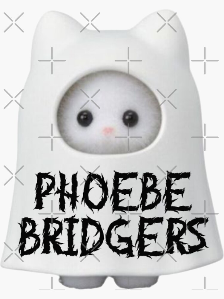 "Phoebe Bridgers Calico Critter Ghost Design" Sticker for Sale by ...