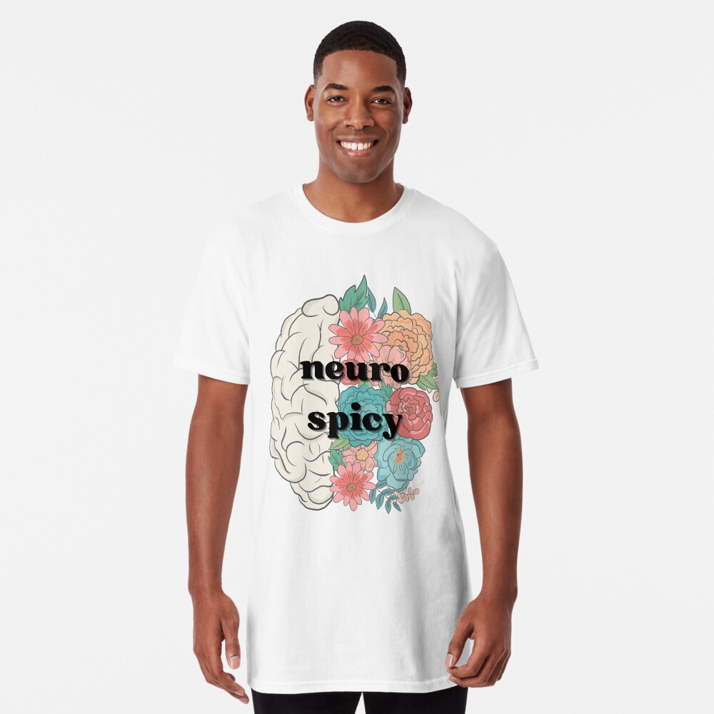 "neurospicy flower brain" Sticker for Sale by thisisbluetiful | Redbubble