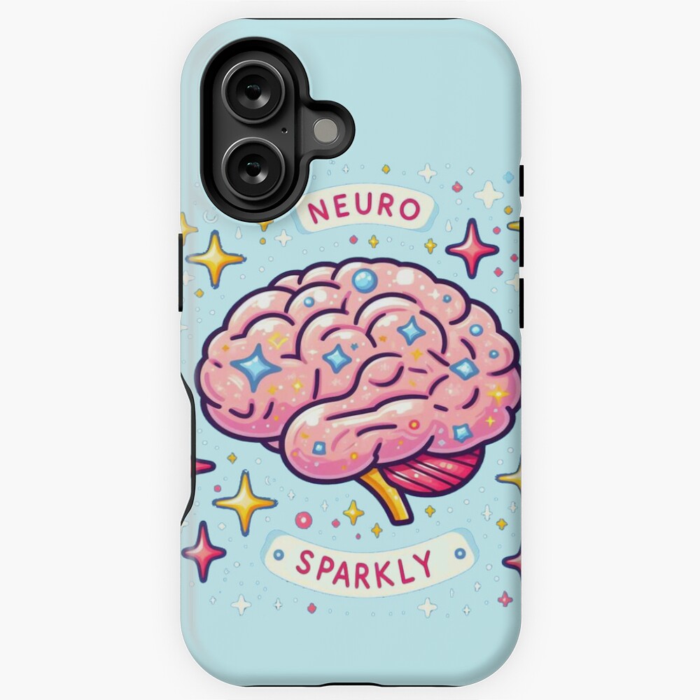 "Neuro Sparkly" Sticker for Sale by Vkinsify | Redbubble
