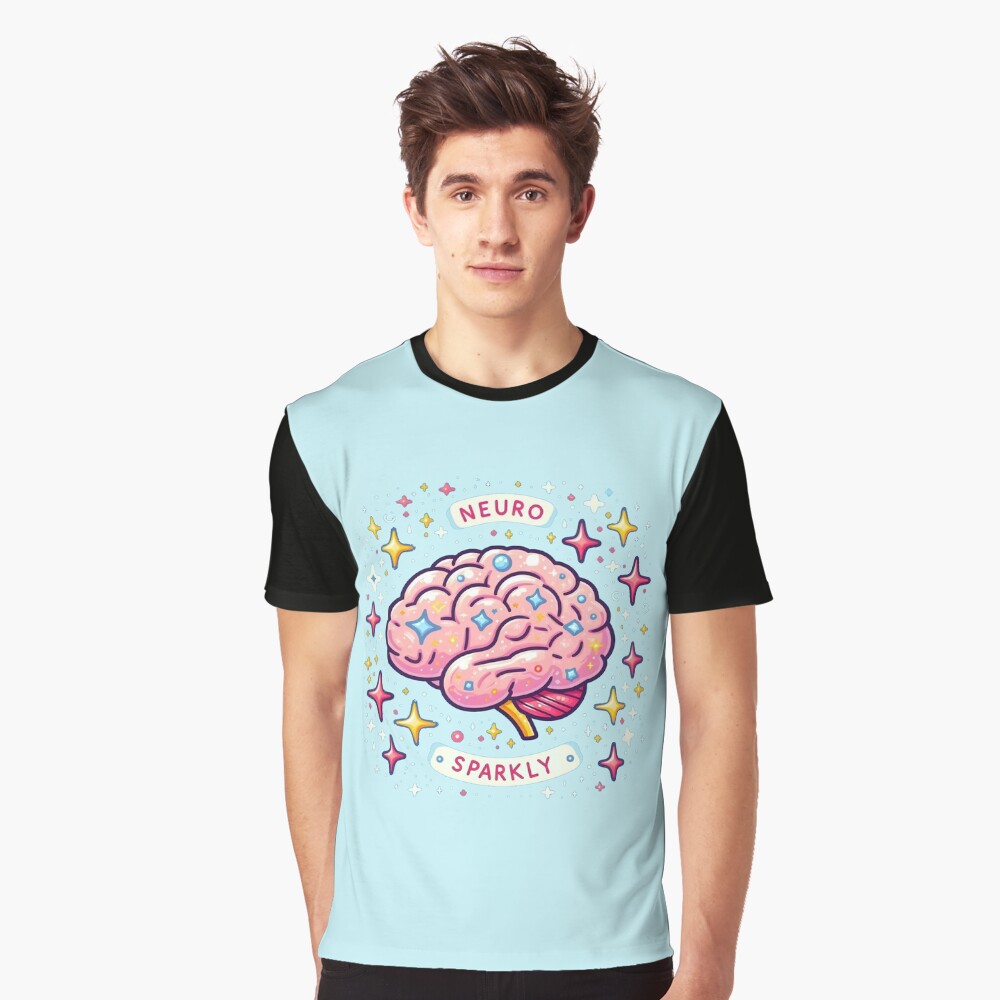 "Neuro Sparkly" Sticker for Sale by Vkinsify | Redbubble
